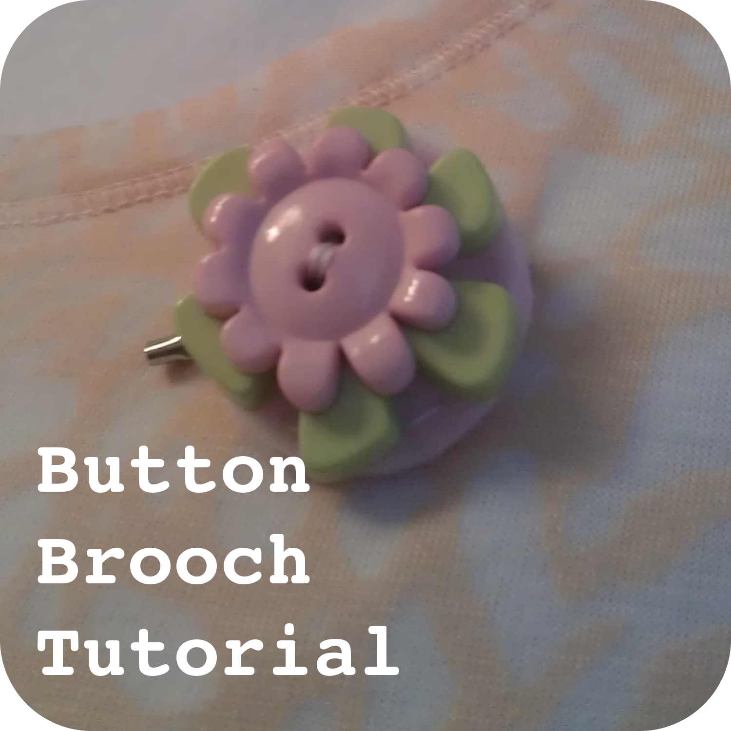 The Sewing Boutique Blog: {Quick Tutorial} Funky Flower Button Brooch
