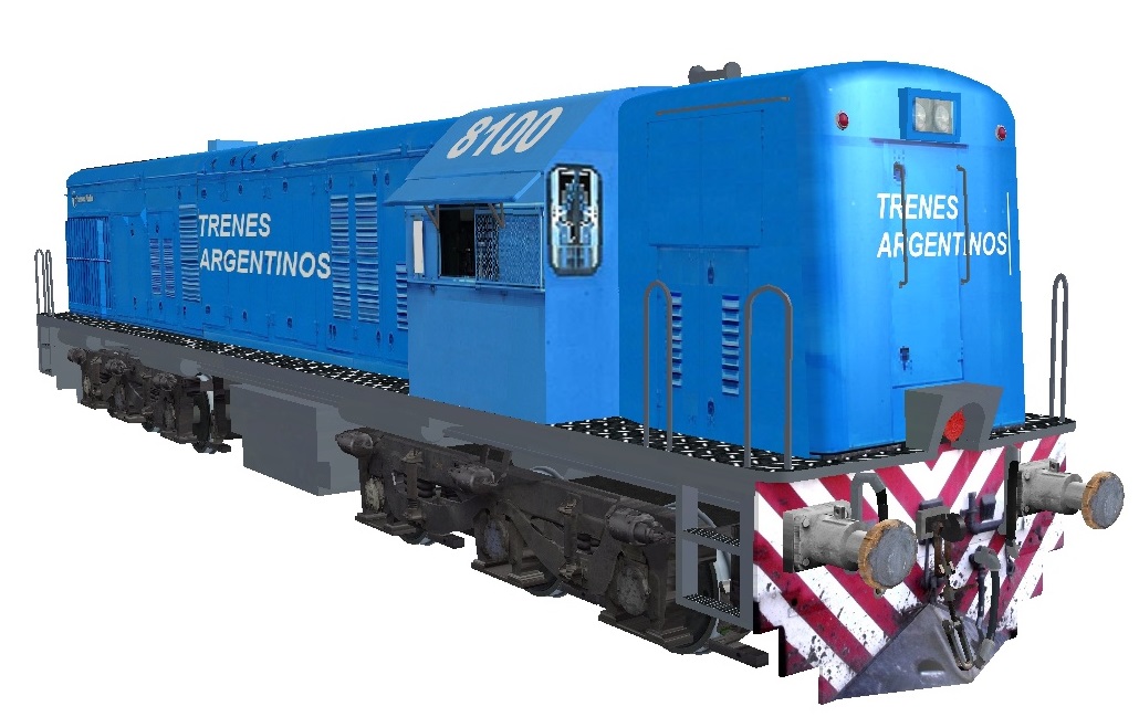 GE U18C 8100 - Trenes Argentinos