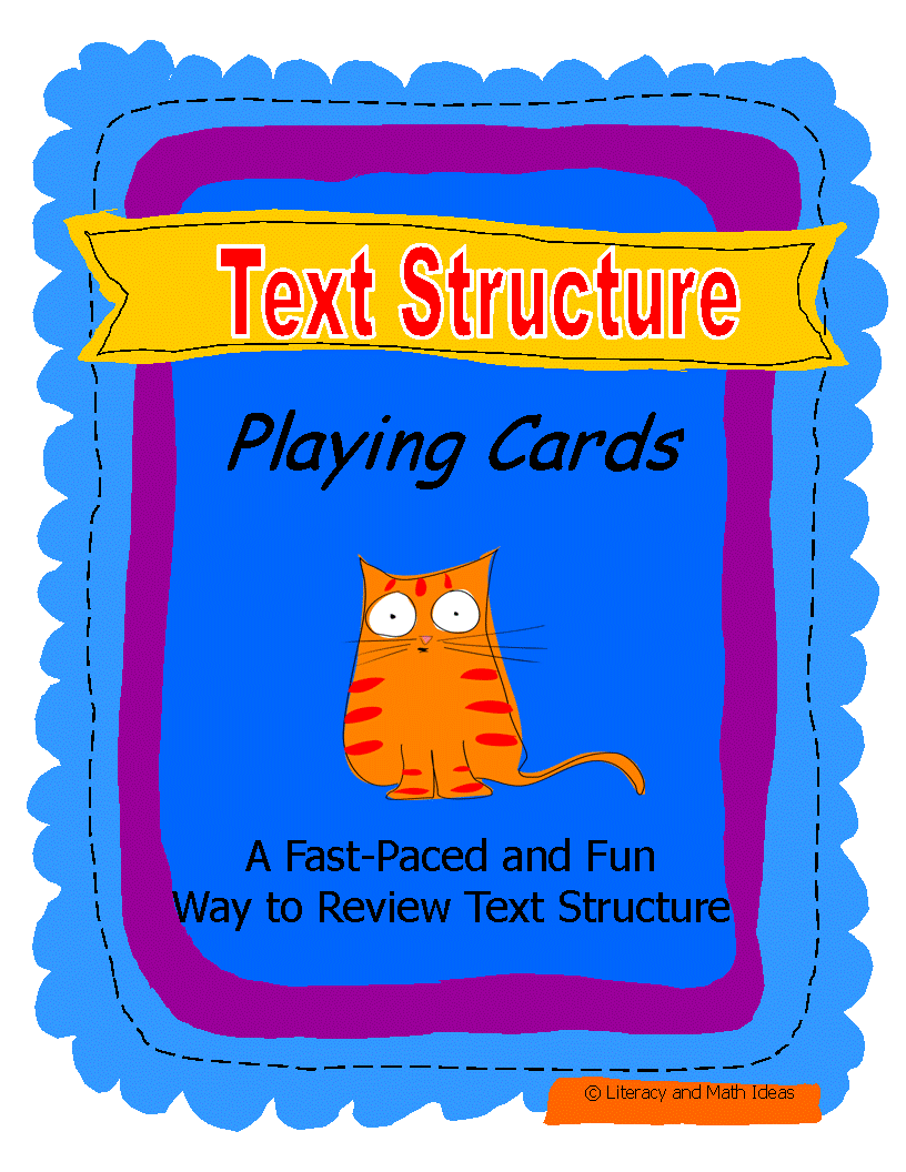 Literacy & Math Ideas: Grade 5 Common Core Reading Games and Activity Cards