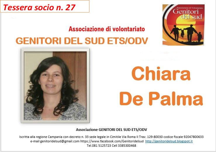 Associazione di Volontariato Genitori del sud Associazione di Volontariato Genitori del sud