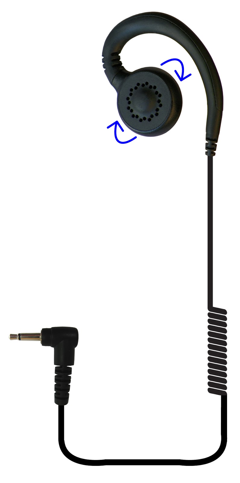 Listen Only Earpieces for Speaker Microphones and Headsets