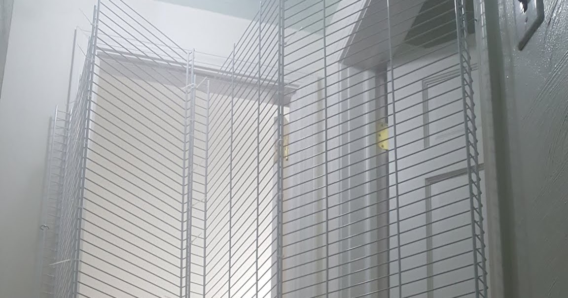 Artybecca: DIY Tall Pet Gate for Cats