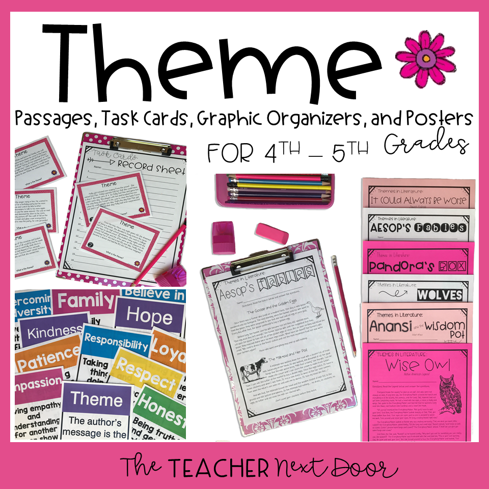 Activities to Teach Theme | Upper Elementary Snapshots