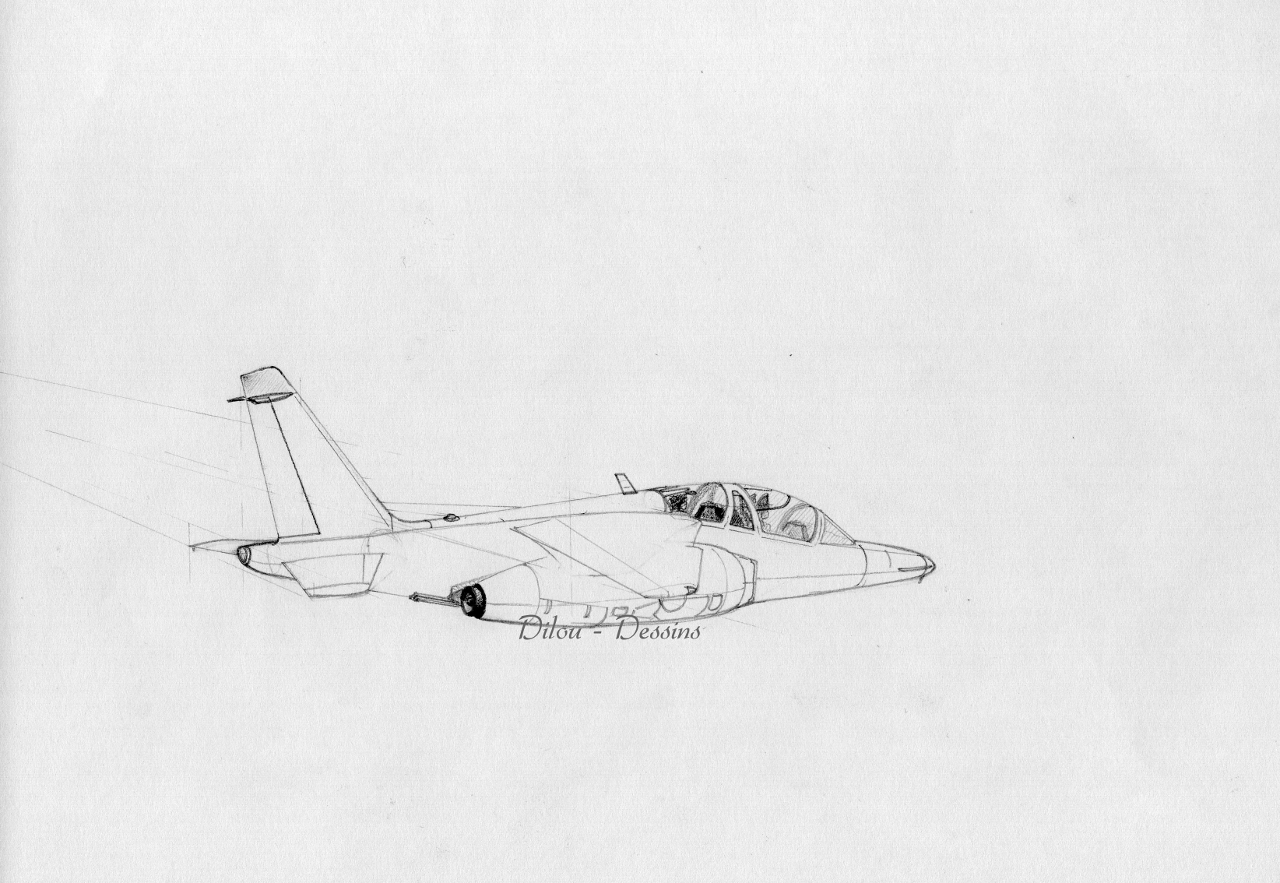 Dilou - Dessins: Alpha Jet ... suite ....