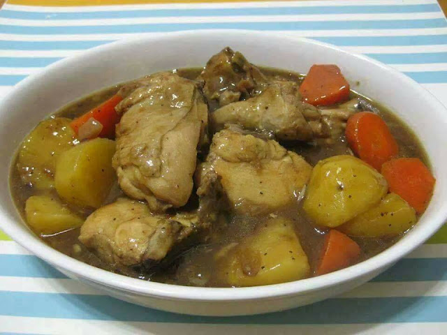 Resepi Ayam Masak Stew Mudah dan Sedap