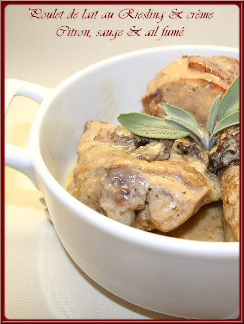 LA TABLE LORRAINE D'AMELIE: POULET DE LAIT AU RIESLING ET MORILLES ...