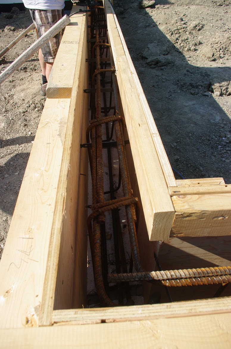Thousand Square Feet: Day 29 - Stairs Complete & Grade Beam Ready for ...
