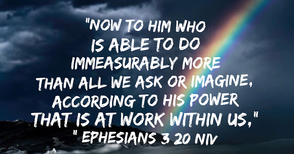Ephesians 3 20 Niv