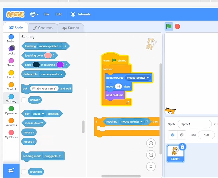 Membuat sebuah permainan di dalam Scratch