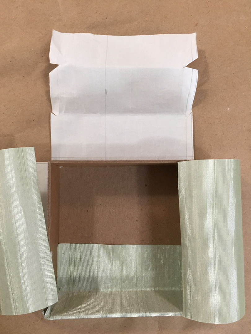 Covering a Two-Piece Box with Single Sheets