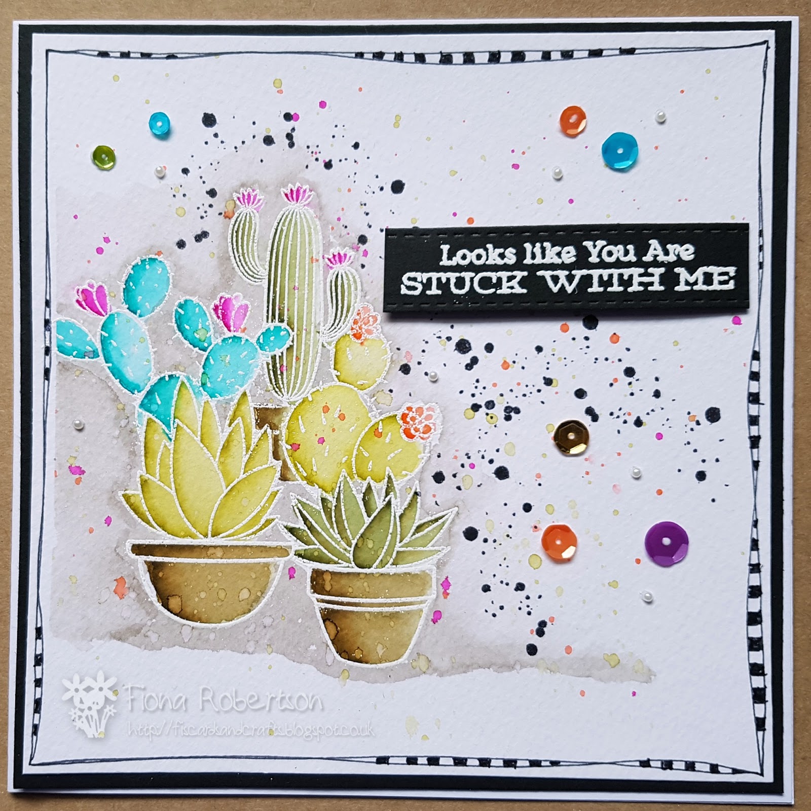 Fi's cards and crafts: Some sweet succulents...