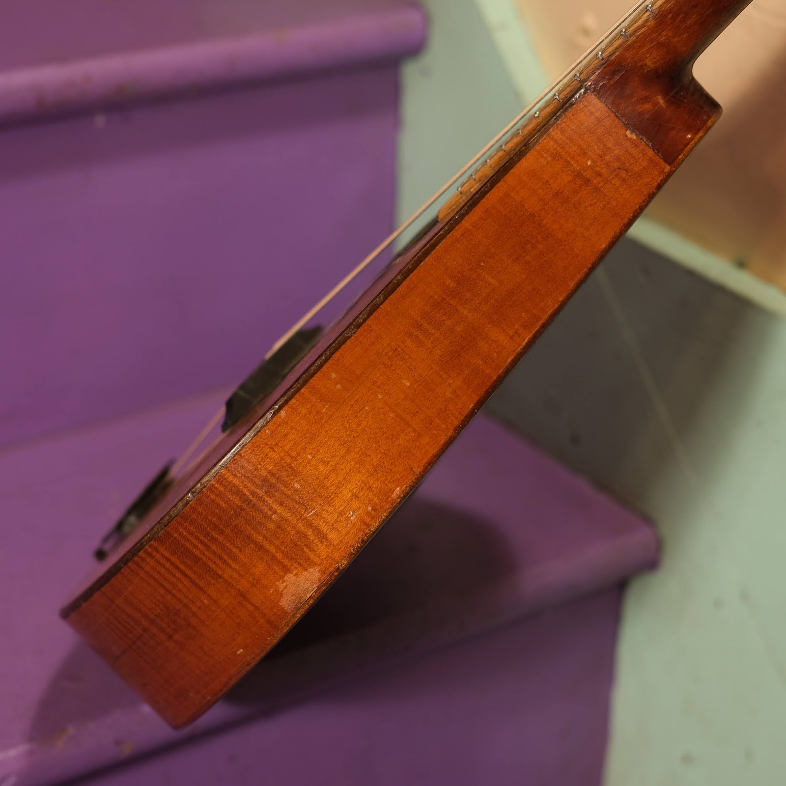 1930s German-made Windmill-Scene Flatback Mandolin