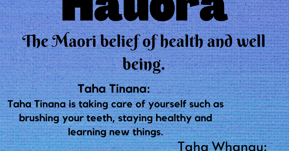 Heavenly @ Panmure Bridge School: Hauora Poster