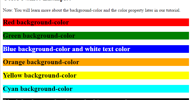 CSS Colors - TNRDESIGNBD