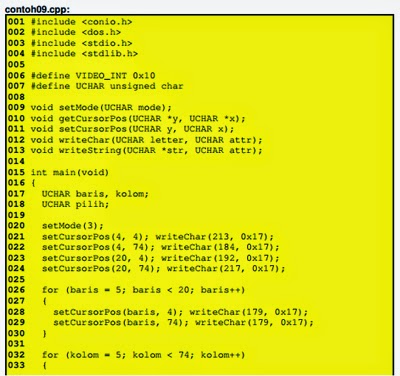 ASCII Extended Character Set ~ Mari belajar :)