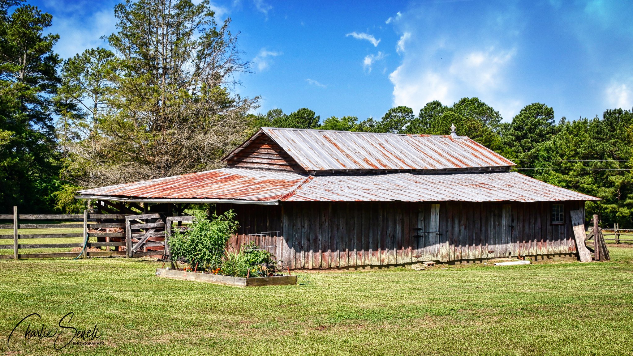 Forgotten Georgia: This barn (Circa 1790) is on the open-air Callaway ...