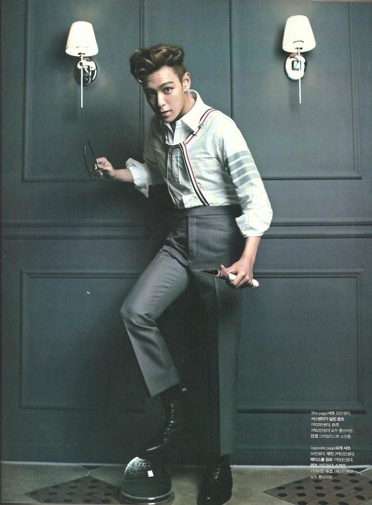 We Love Big Bang: [Photos] T.O.P: Cosmo Men Magazine Scans (March 2012)