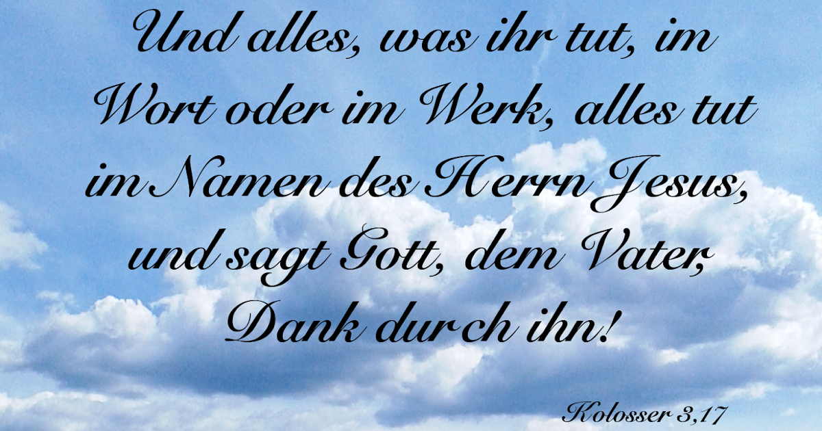 Lizzy - Im Glauben Leben: Bibelvers Kolosser 3,17