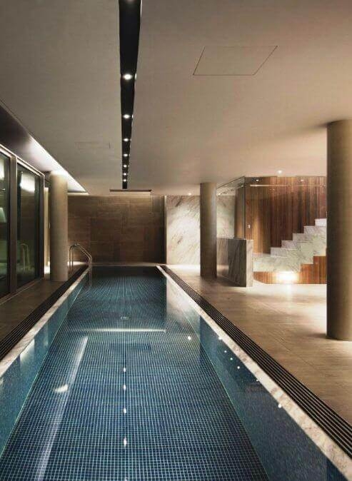 60+ Indoor Swimming Pool Designs That Make You Curious | ARA HOME