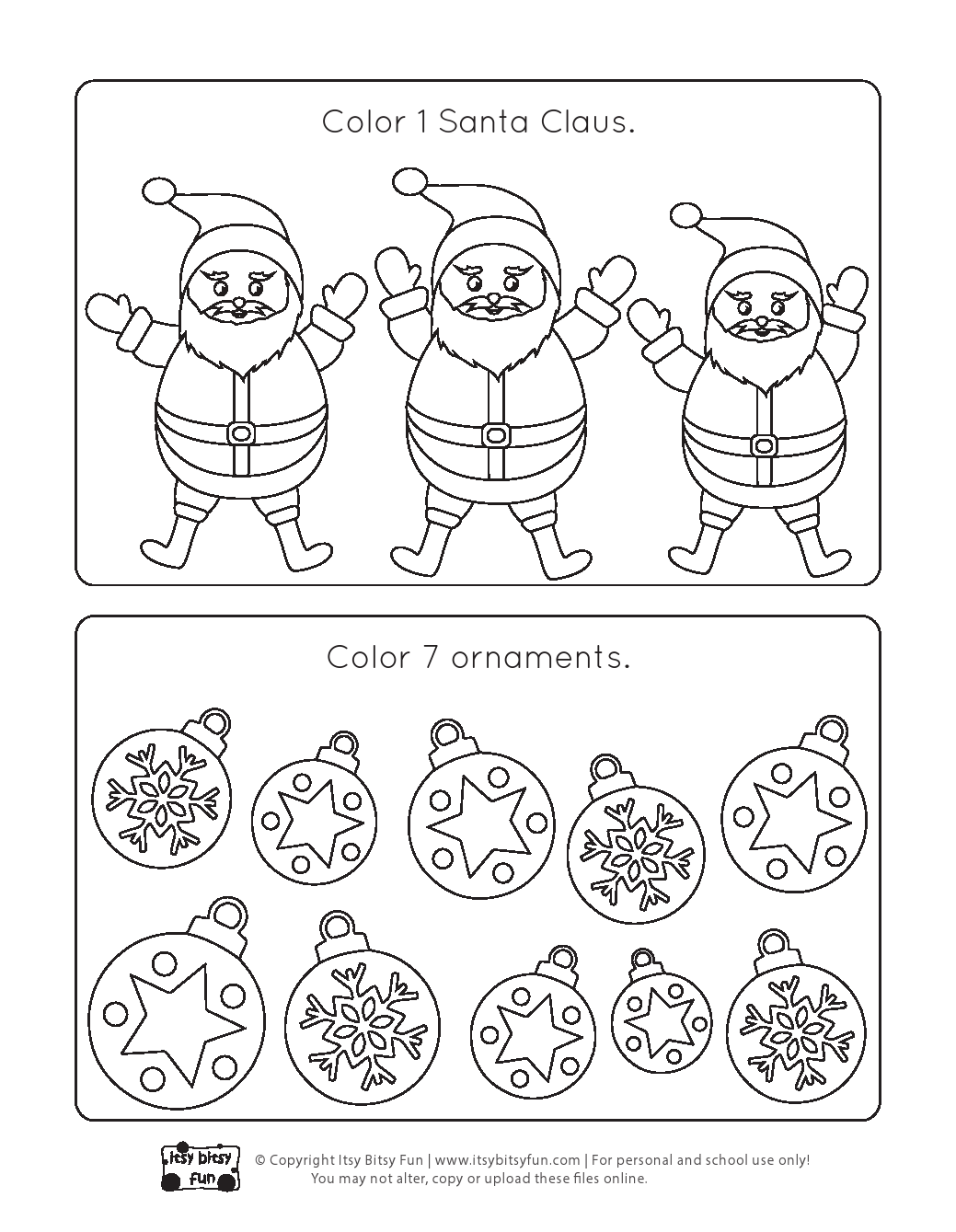 Christmas Count And Color Worksheets For Kids And PDF christmas-count-and-color-worksheets-for-kids-and-pdf
