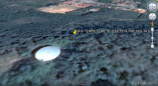 Ίσως η πιο πλήρης συλλογή UFO με εικόνες του Google Earth [Βίντεο ...