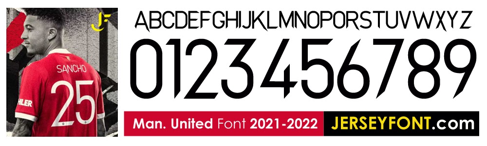 Manchester United Font 2021-2022