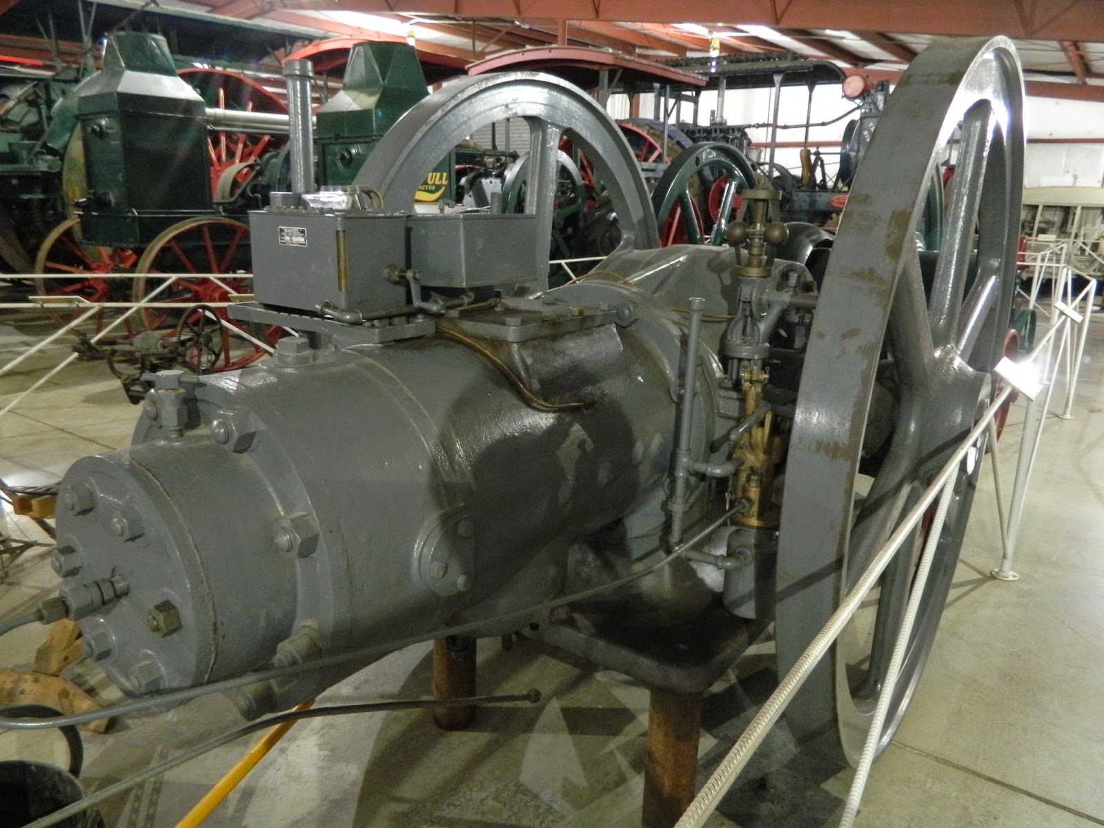 Stuhr Museum of the Prairie Pioneer's Engines: c. 1940 Weber 80 HP Engine