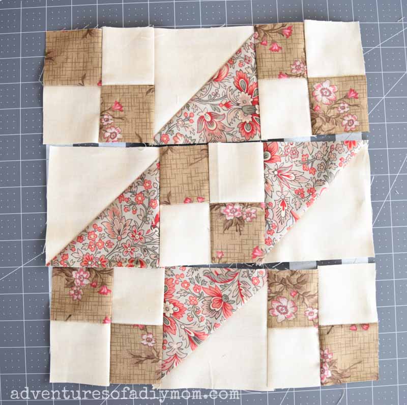 Jacob's Ladder Quilt Block - Adventures of a DIY Mom