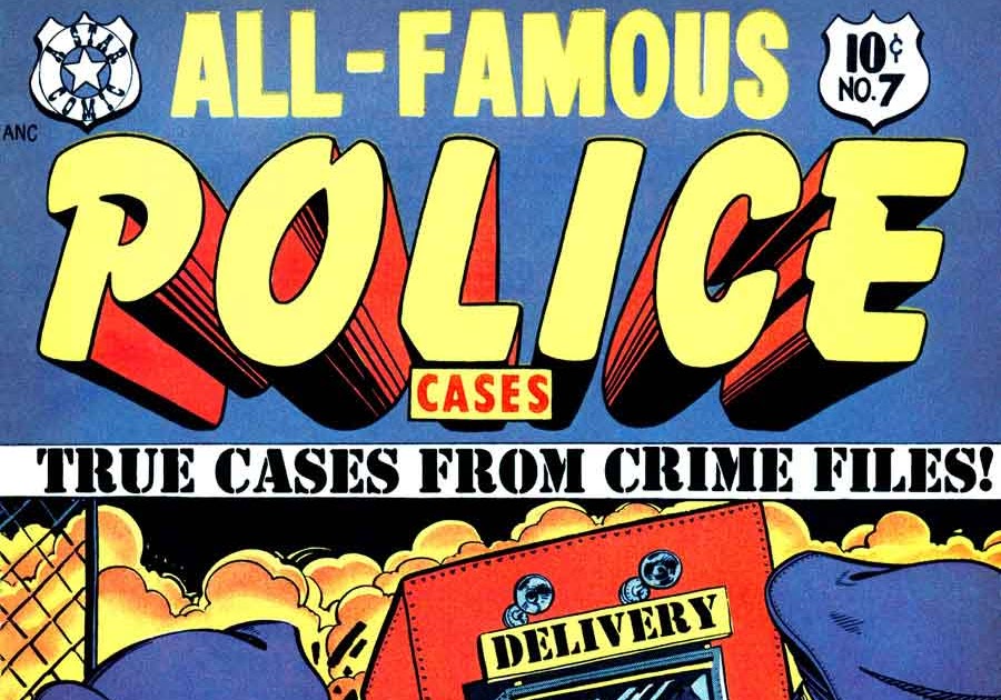 All-Famous Police Cases #7 - Matt Baker art - Pencil Ink