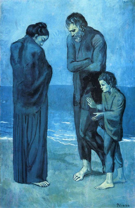 a faithful attempt: Picasso "Blue Period" Sad Portrait Paintings