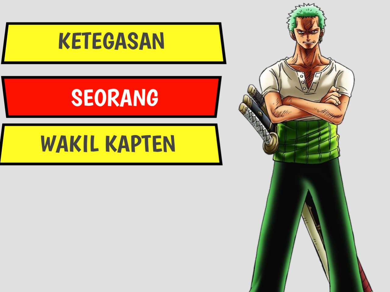 4 Momen Ketegasan Seorang Zoro, Wakil Kapten Kelompok Bajak Laut Topi Jerami [ One Piece ...
