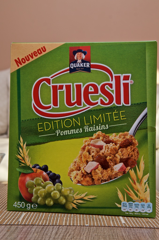 Cruesli Edition Limitée Pommes Raisins (450g) par Quaker