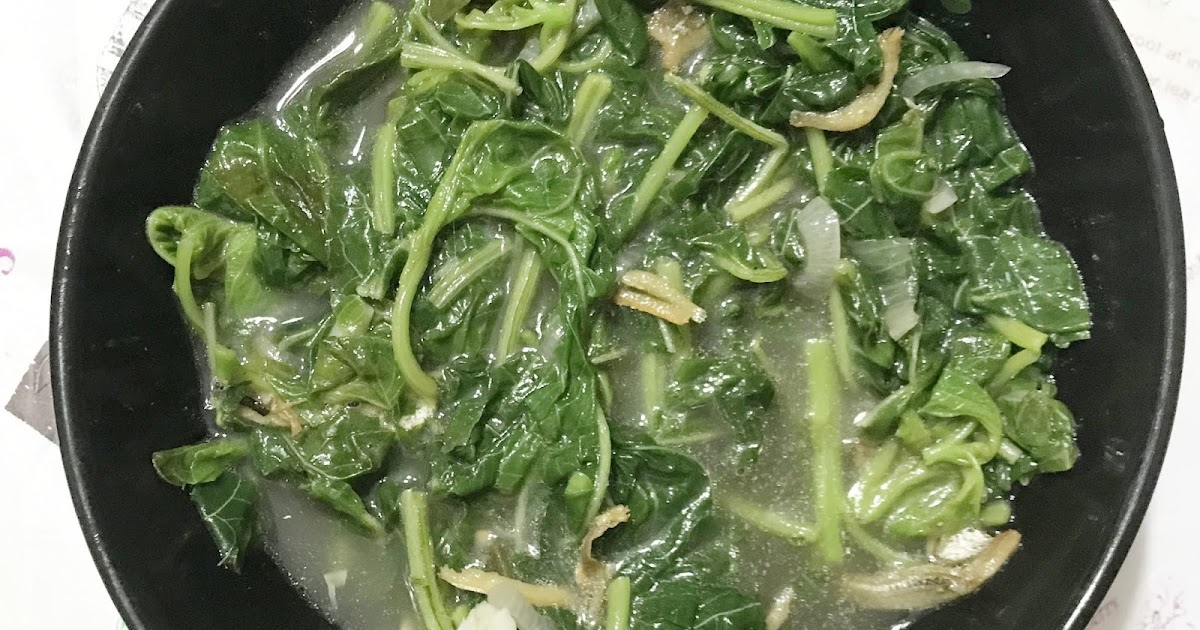 resepi sayur air bayam merah dengan telur - BentleytaroMoss