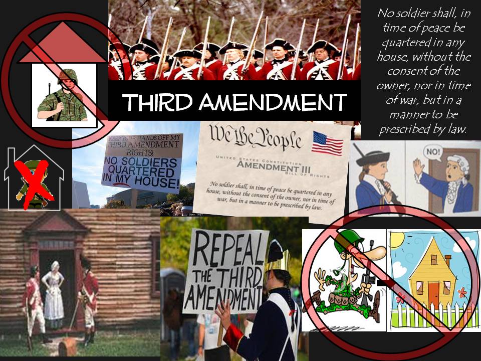 Bill of Rights: Third Amendment