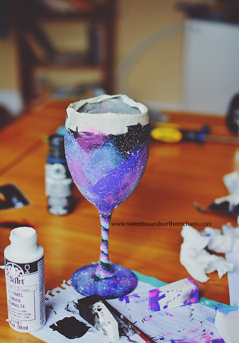 Tutorial: Galaxy Wine Glass | Natasha Ann The Blog