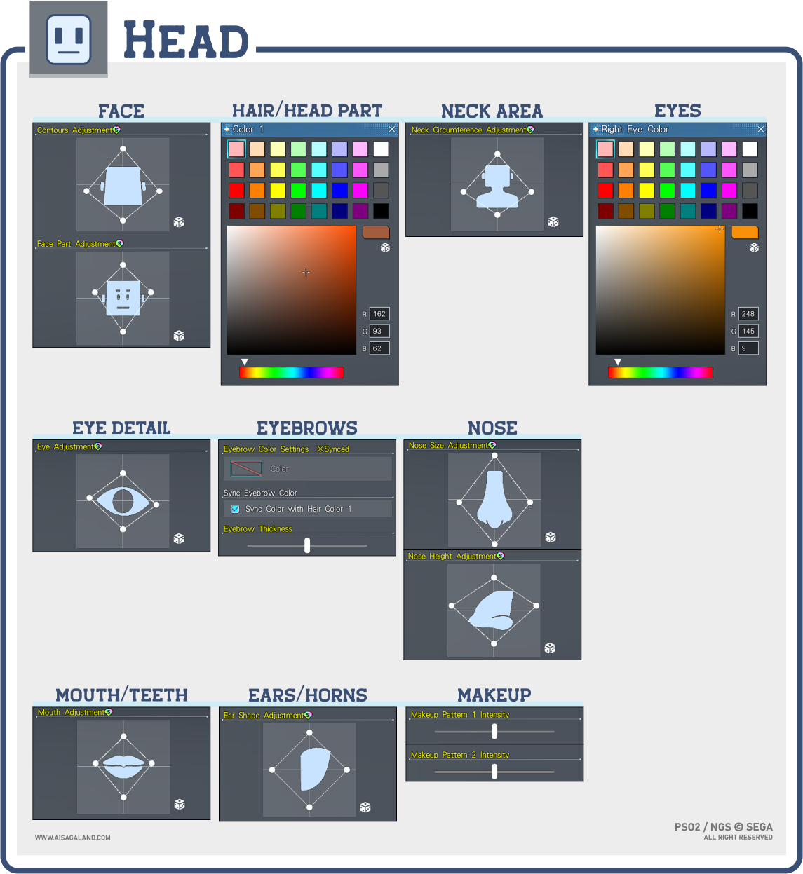 PSO2 NGS Character Creation - Custom #5 - Aisaga Land