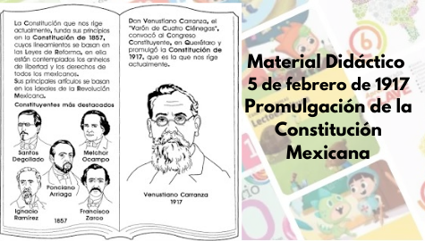 Material didáctico para 5 de febrero promulgación de la Constitución de ...