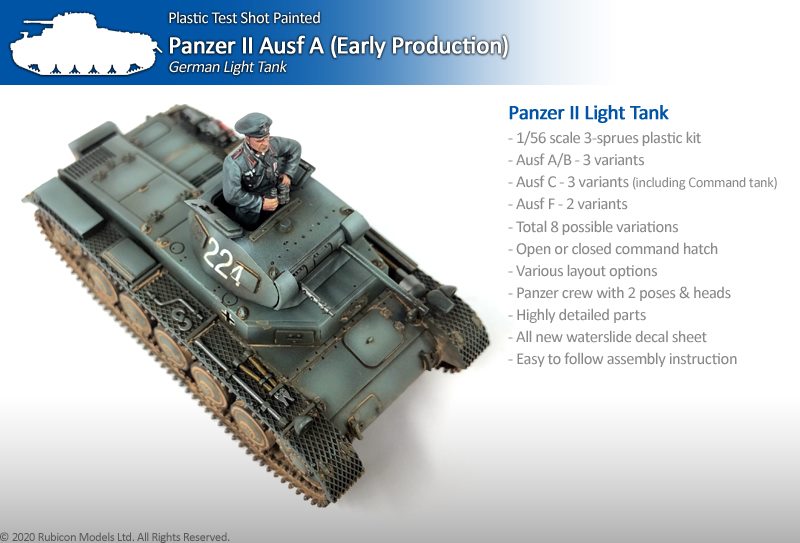 Wargame News and Terrain: Rubicon Models: New Panzer II Model Kits ...