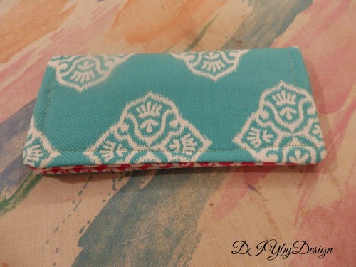 DIY by Design: DIY Fabric Checkbook Cover