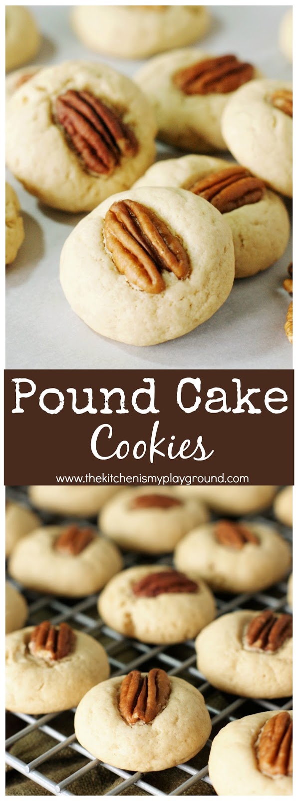 my kitchen world tour: Pound Cake Cookies
