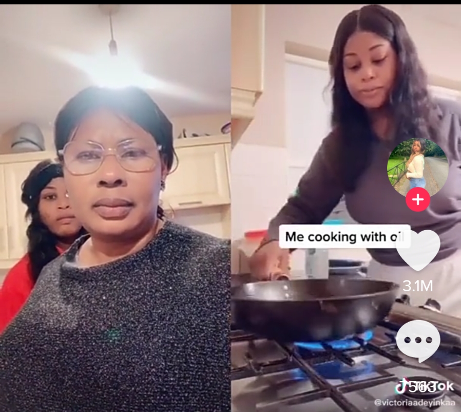Pictures of Victoria Adeyinka and her mother