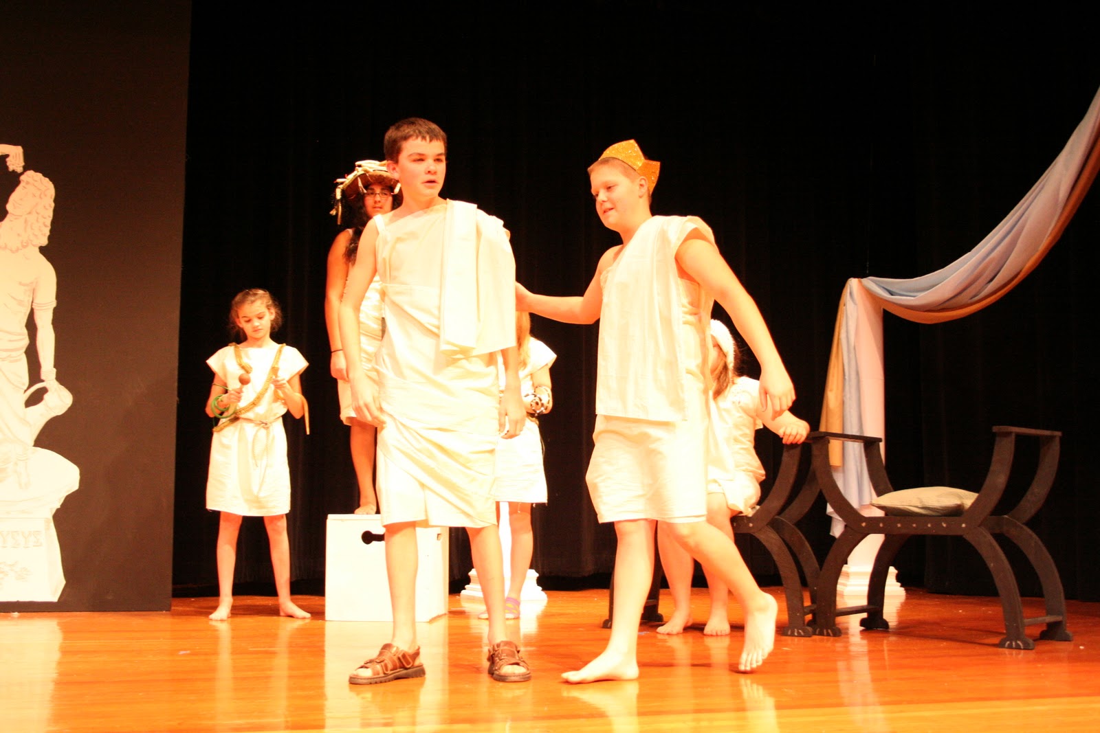 "Circus Olympus" ... Greek Theatre!: Perseus & Medusa Production Photos