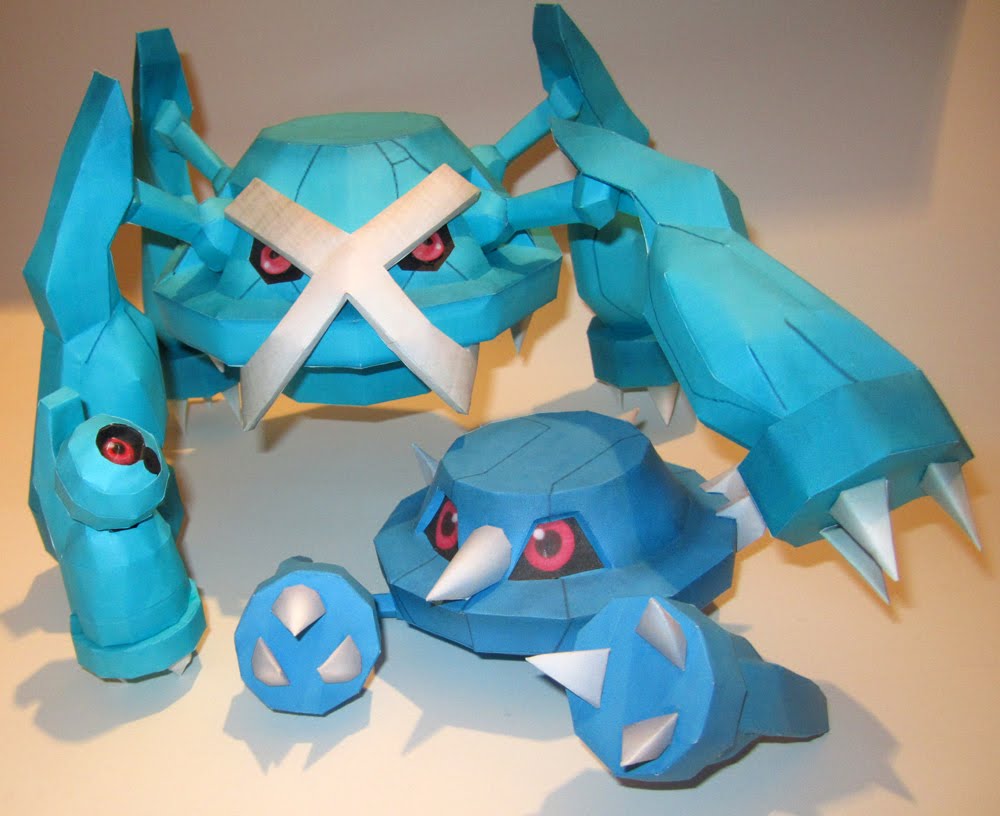 PaperPokés - Pokémon Papercraft: METAGROSS