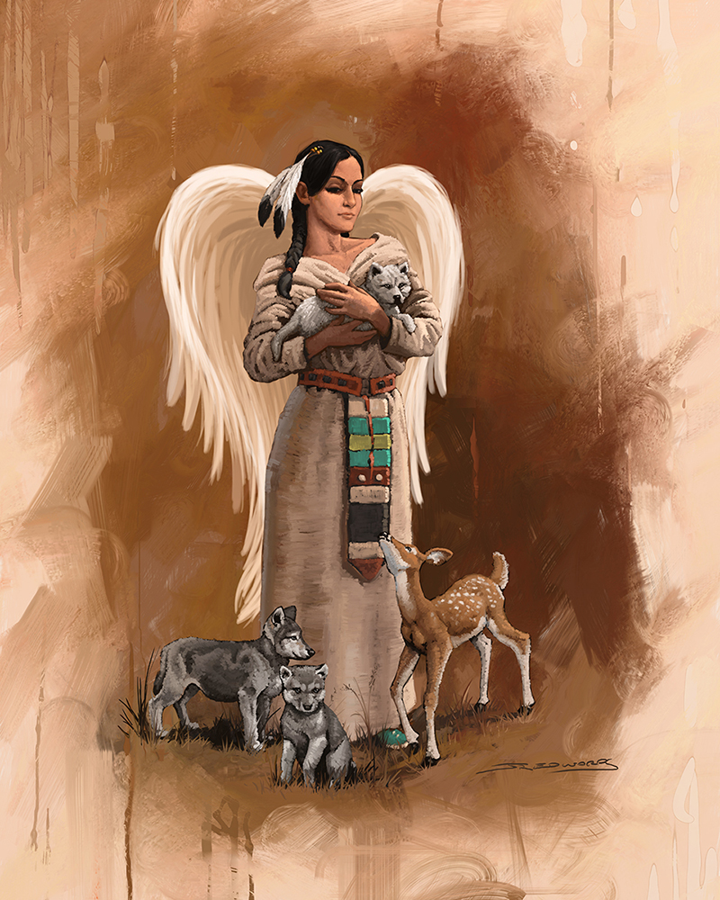 JR Edwards Studios: Indian Princess Angel...