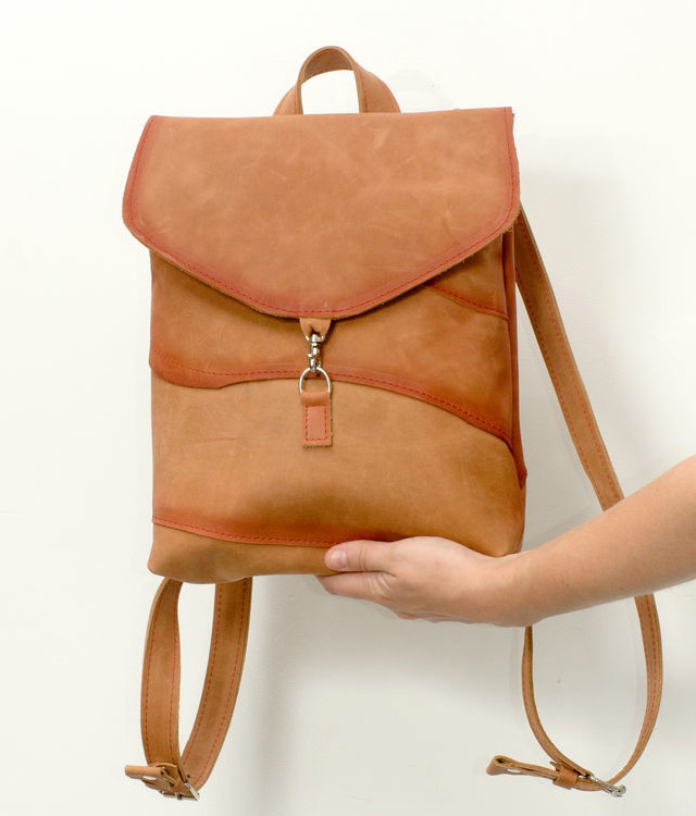 Leather Backpack Patchwork Tutorial ~ DIY Tutorial Ideas!