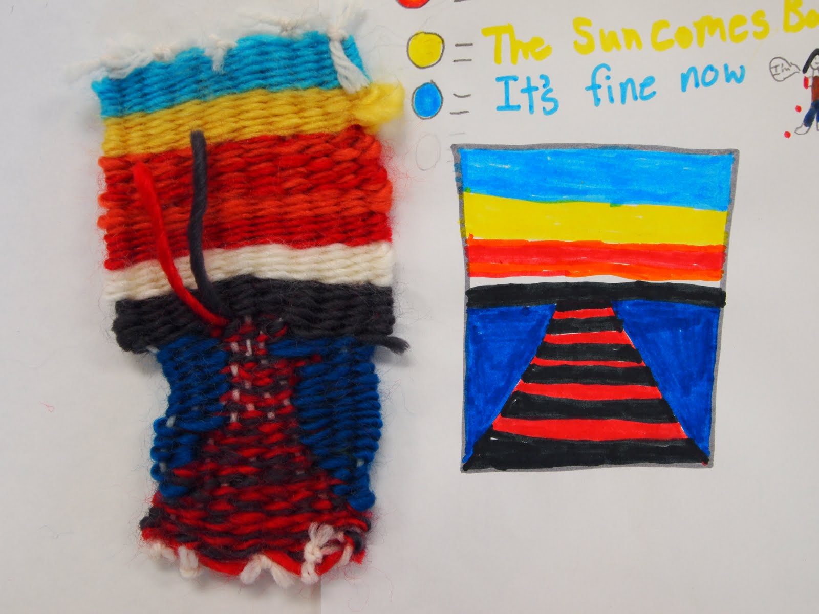 new city arts: third grade weaving part 1