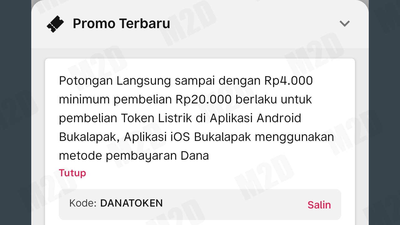 Beli Token Listrik di Bukalapak Bayar via DANA Lebih Murah | Memudahkan.com
