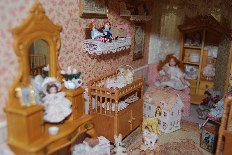 Gammy's Little House: Miniature Baby Room Tour
