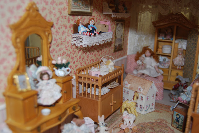 Gammy's Little House: Miniature Baby Room Tour