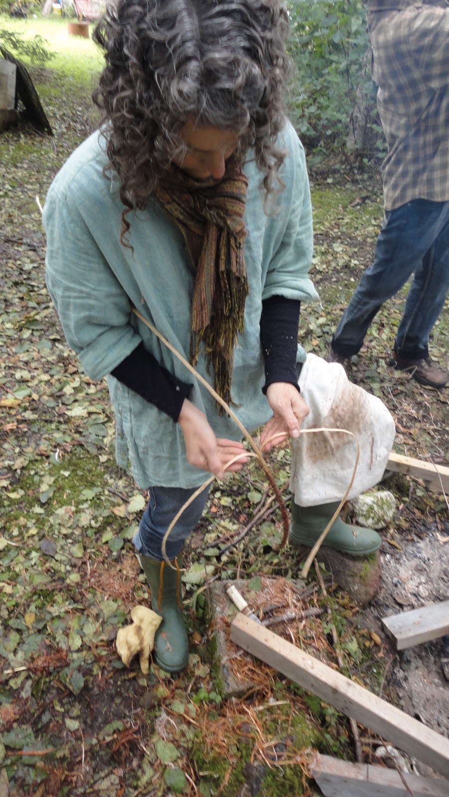 Giihlgiigaa - Haida Weaver: Spruce Root Gathering Pictures